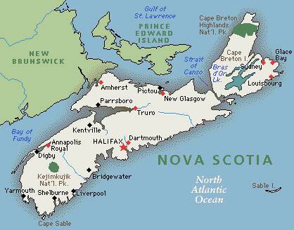 Nova Scotia: Physical Geography & History | SchoolWorkHelper